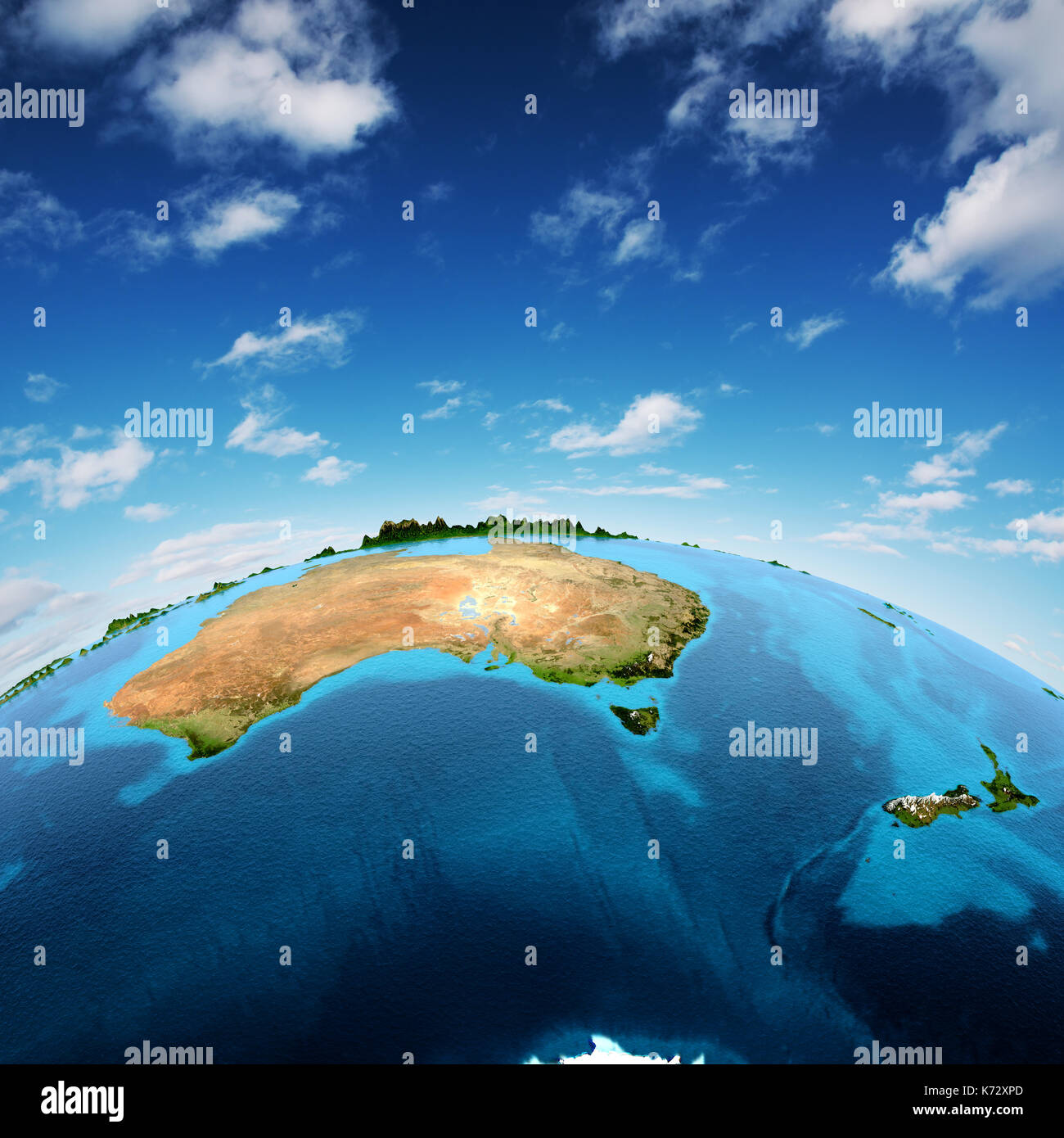 Australia relief map hi-res stock photography and images - Alamy