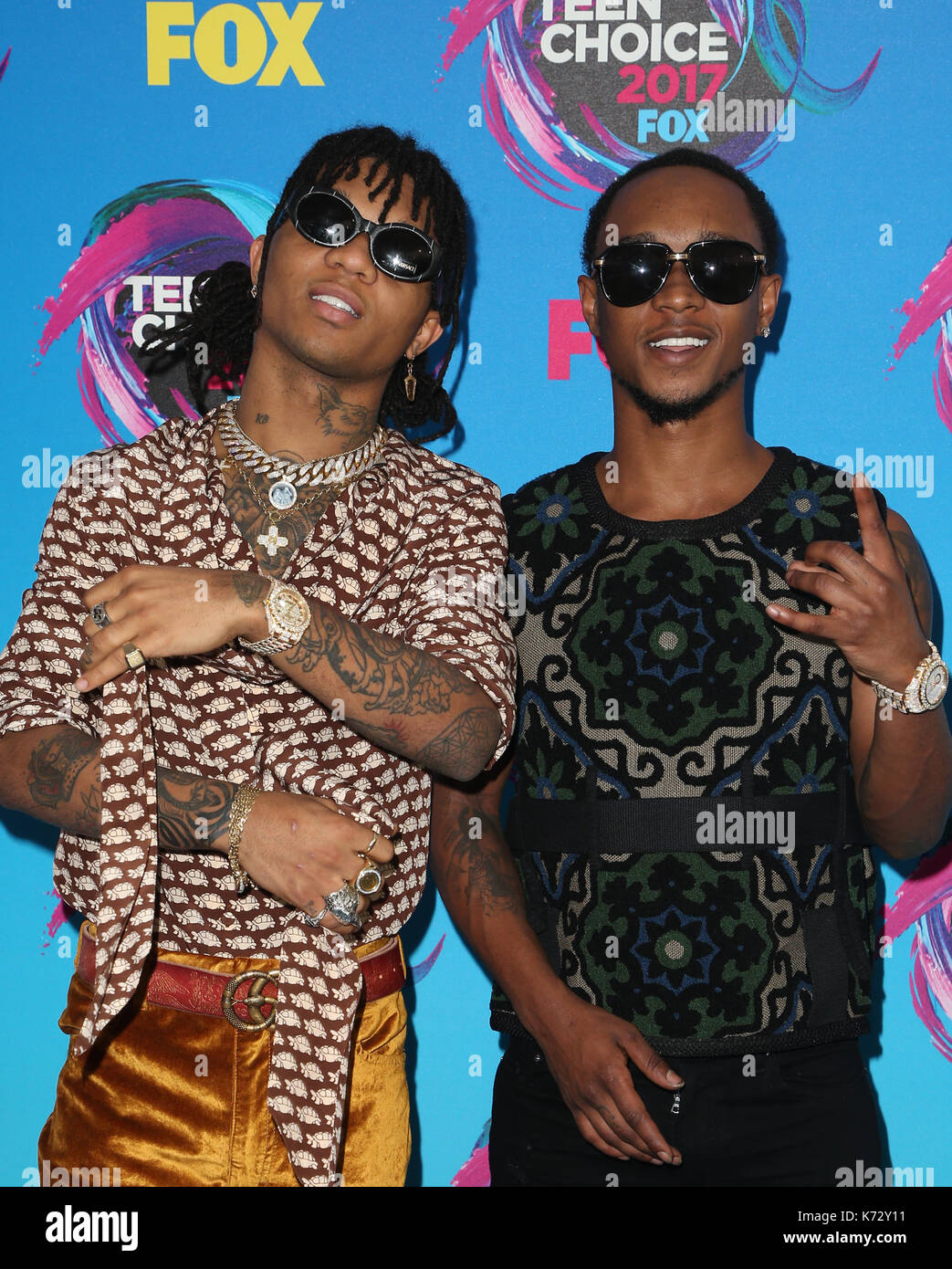 Teen Choice Awards 2017 Featuring: Swae Lee, Slim Jimmy Where: Los ...