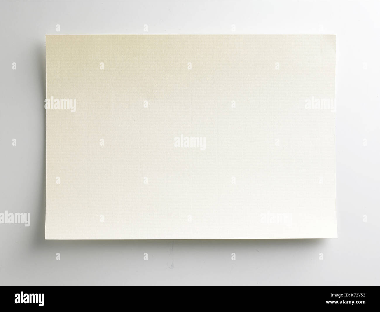 Folded piece of white paper blank hi-res stock photography and images ...