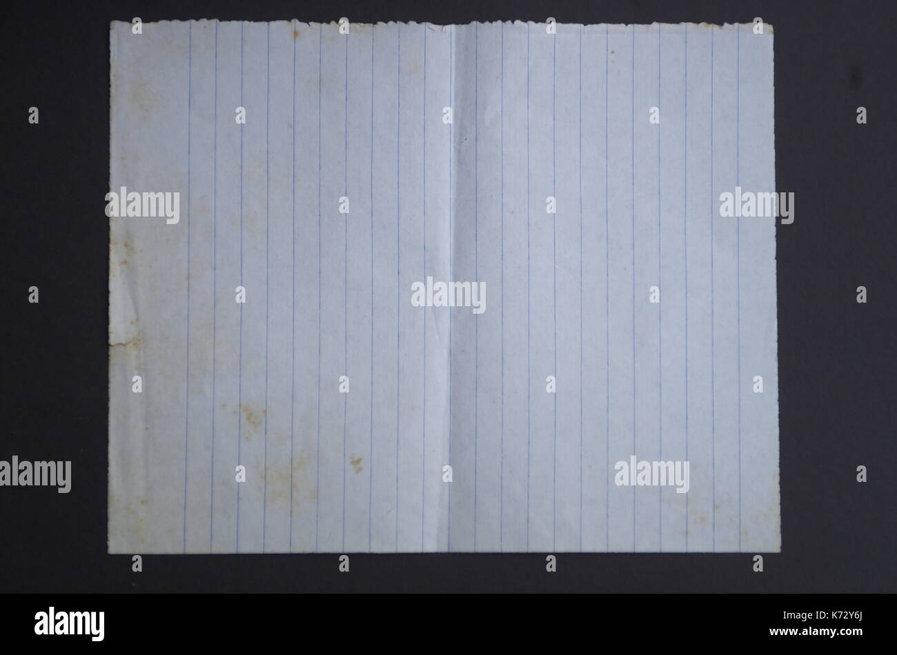 old paper texture with blue line Stock Photo - Alamy