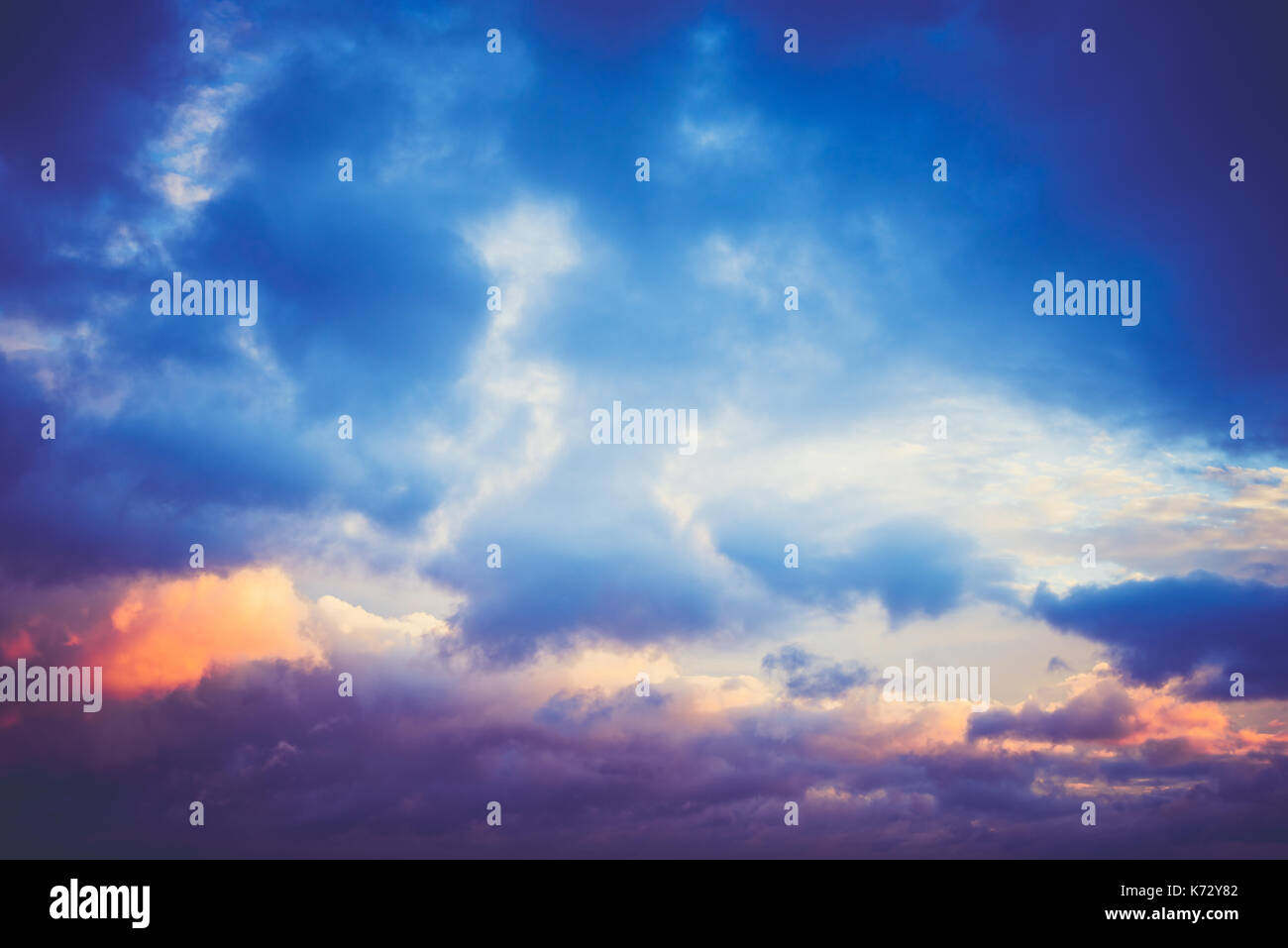 Cloudy sky weather panorama background Stock Photo - Alamy