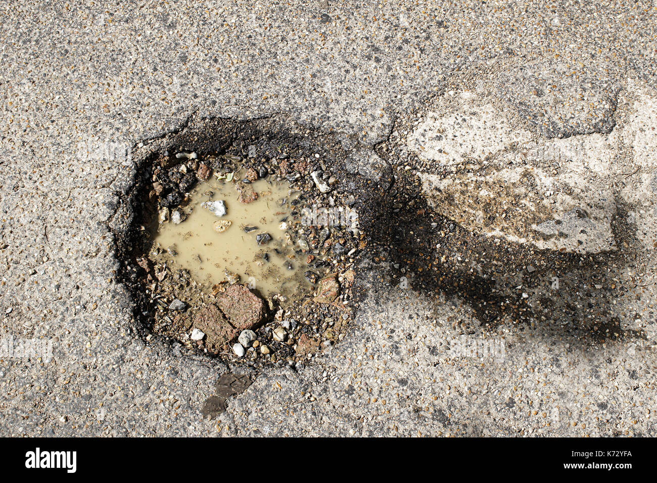 Concrete with potholes hi-res stock photography and images - Alamy