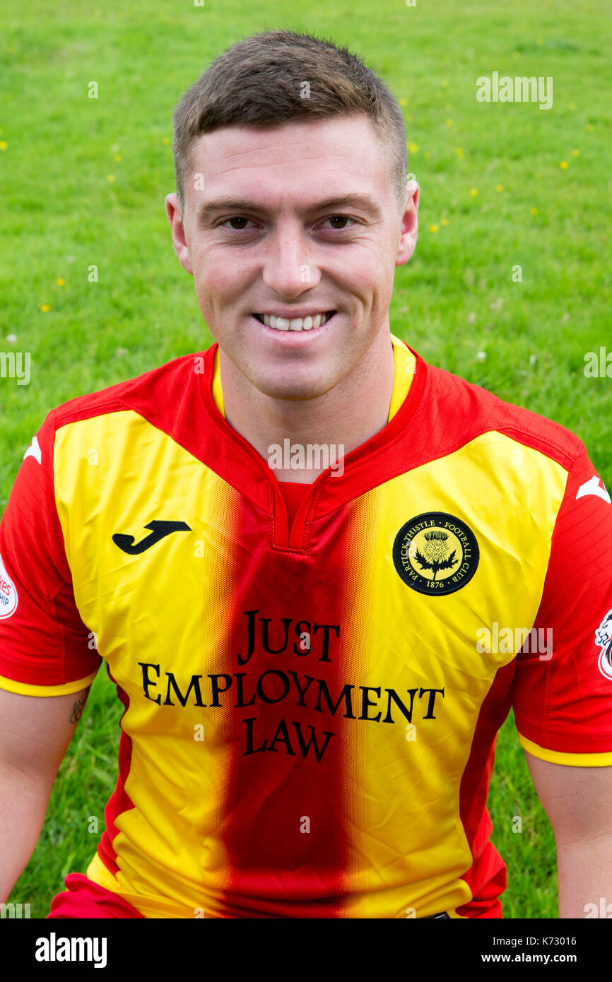 Partick Thistle's Gary Fraser Stock Photo - Alamy