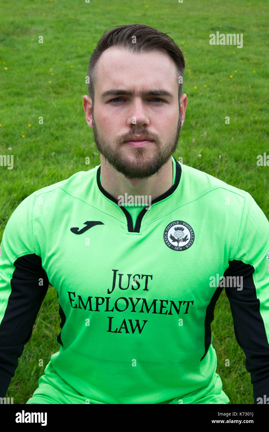 Partick Thistle goalkeeper Ryan Scully Stock Photo - Alamy