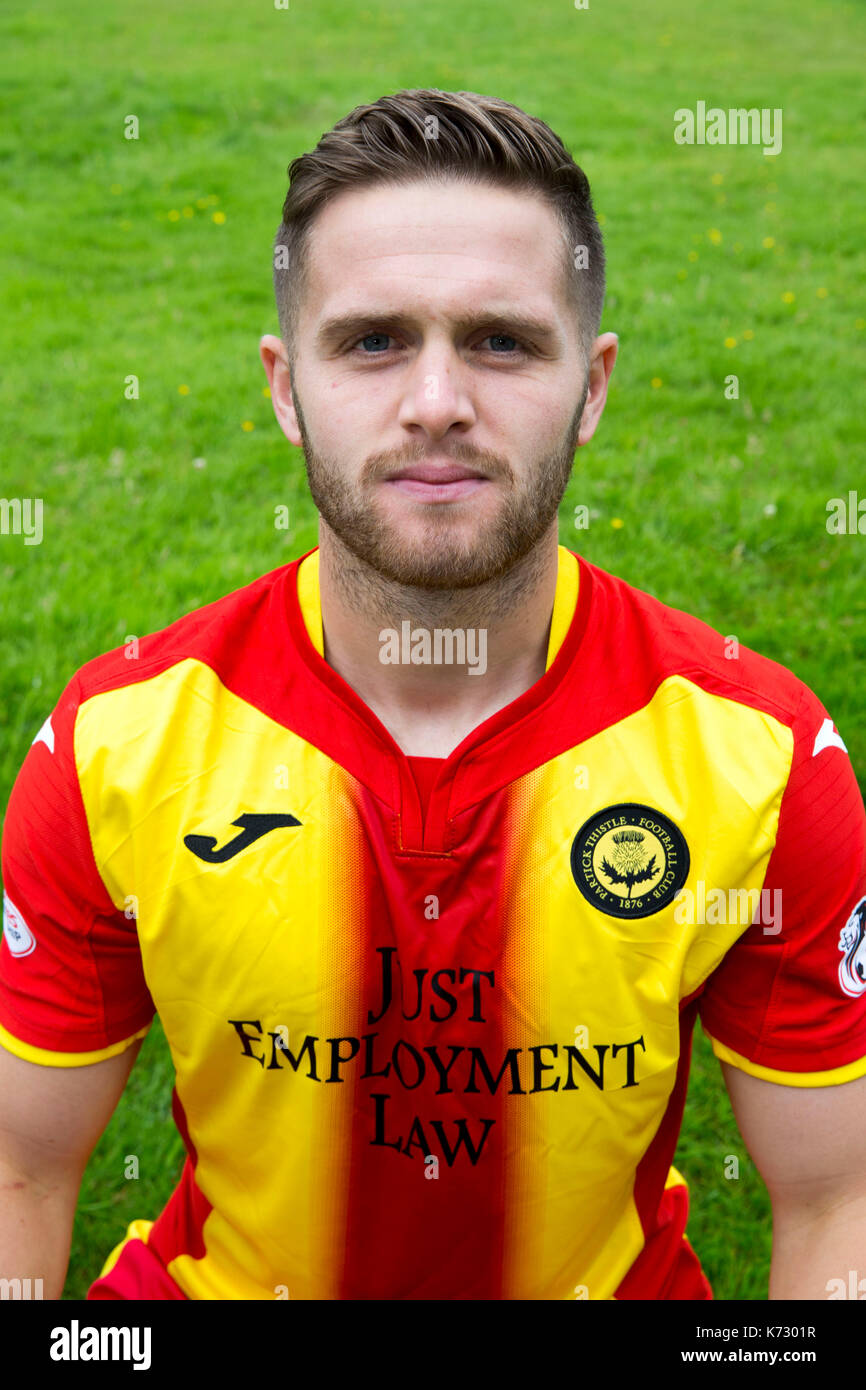 Partick Thistle's Daniel Devine Stock Photo - Alamy