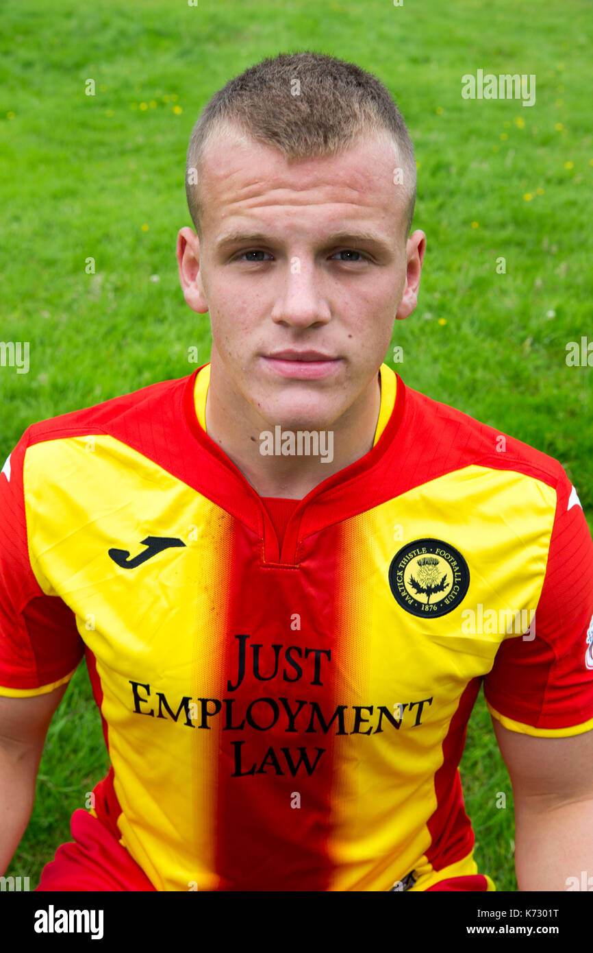 Partick Thistle's Connor Higgins Stock Photo - Alamy