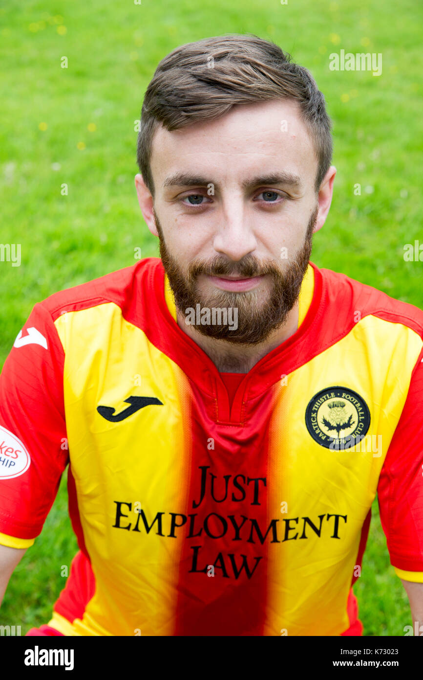 Partick Thistle's Steven Lawless Stock Photo - Alamy