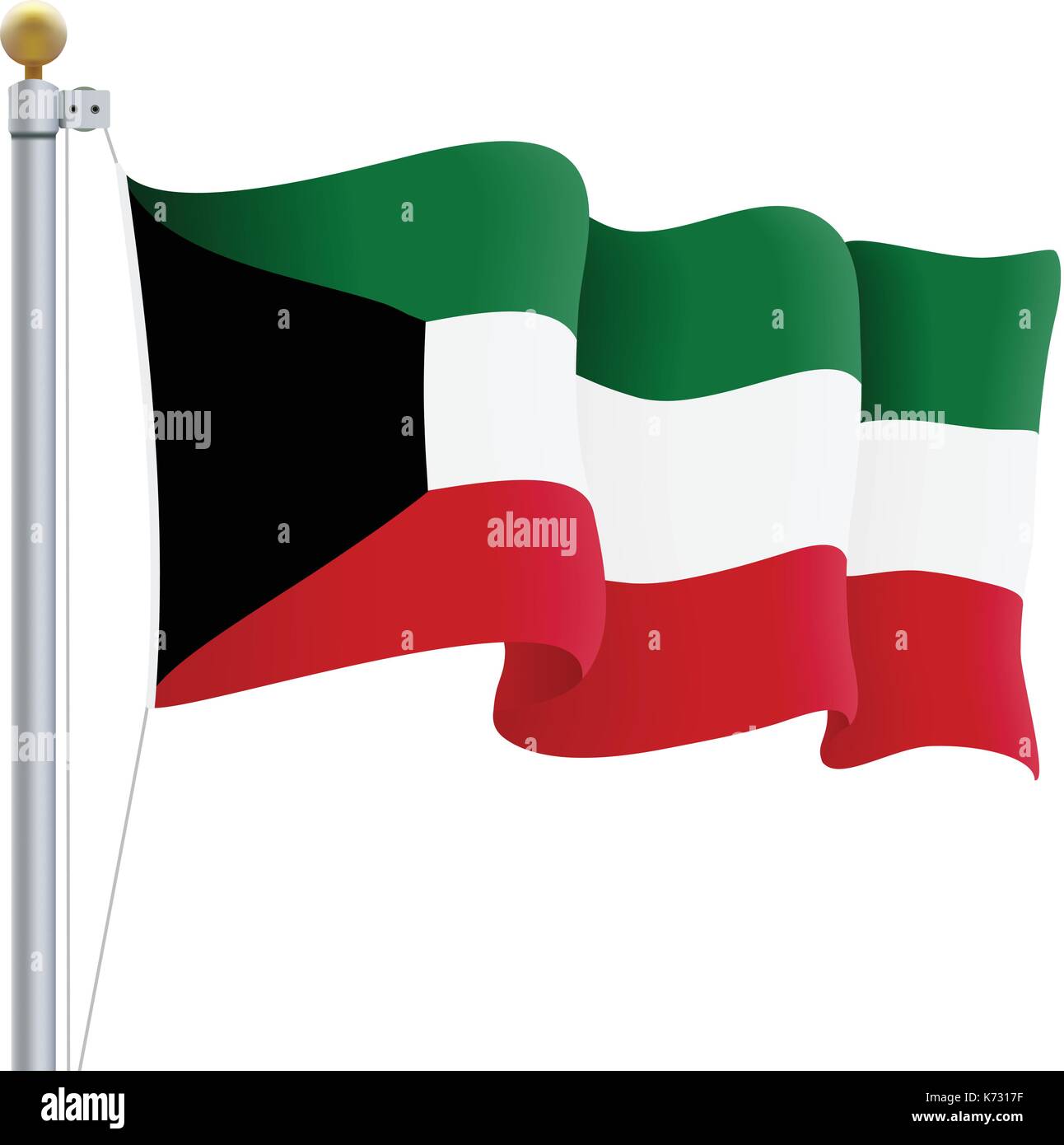 Kuwait flag hi-res stock photography and images - Alamy