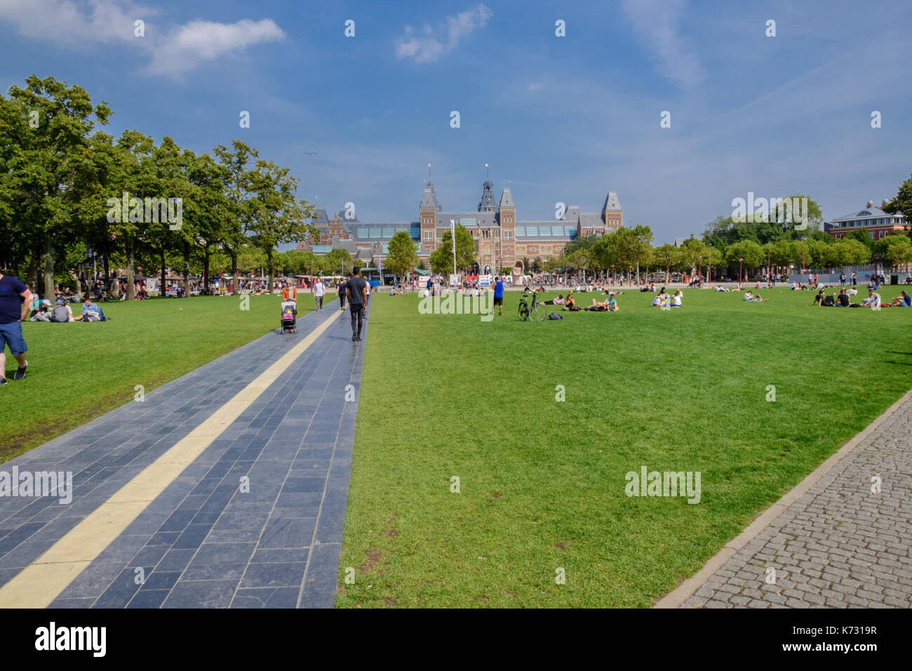 Museumplein Amsterdam, Netherland Stock Photo - Alamy