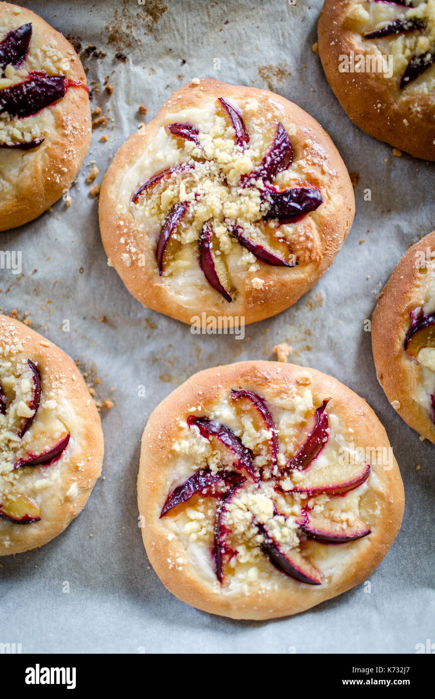Homemade sweet buns Stock Photo - Alamy