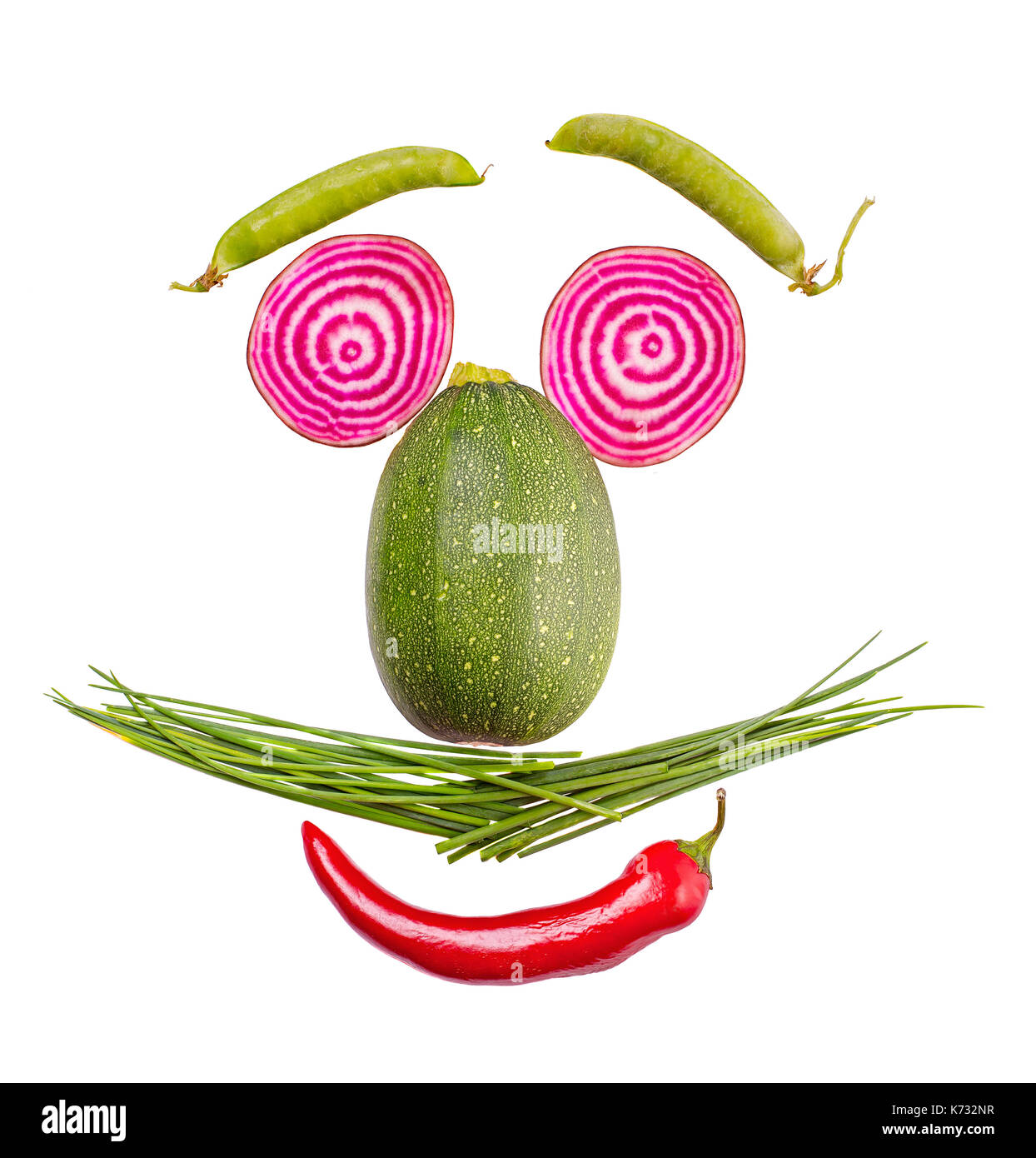 Vegetables face head hi-res stock photography and images - Alamy