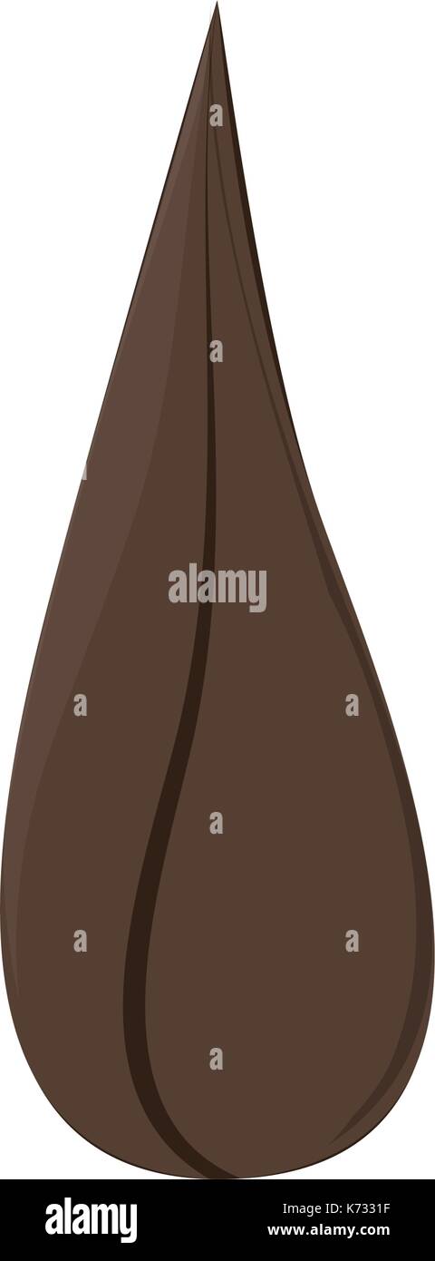 coffee drop icon over white background vector illustration Stock Vector ...