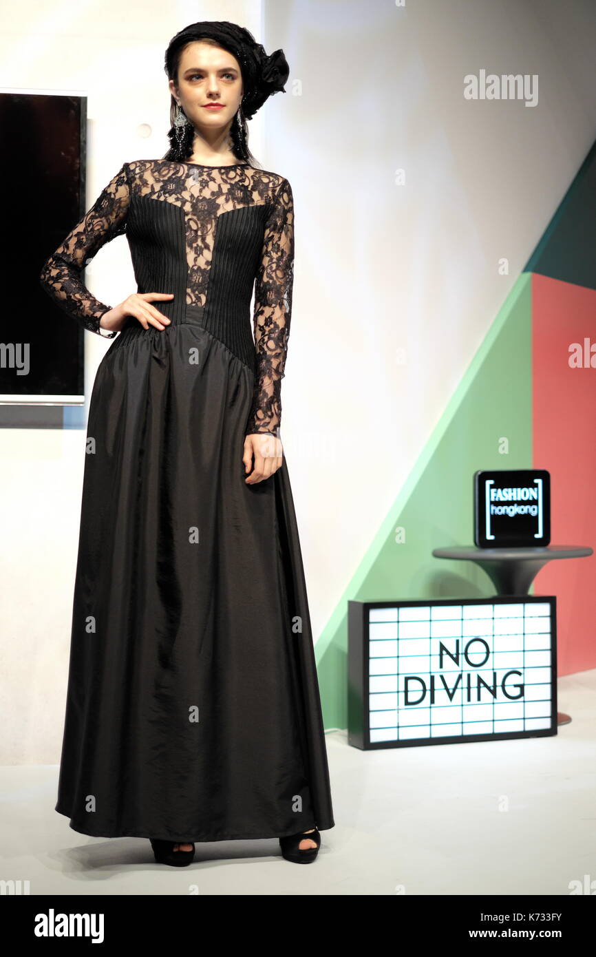 Fashion model on the stage during Centre Stage fashion show as part of ...