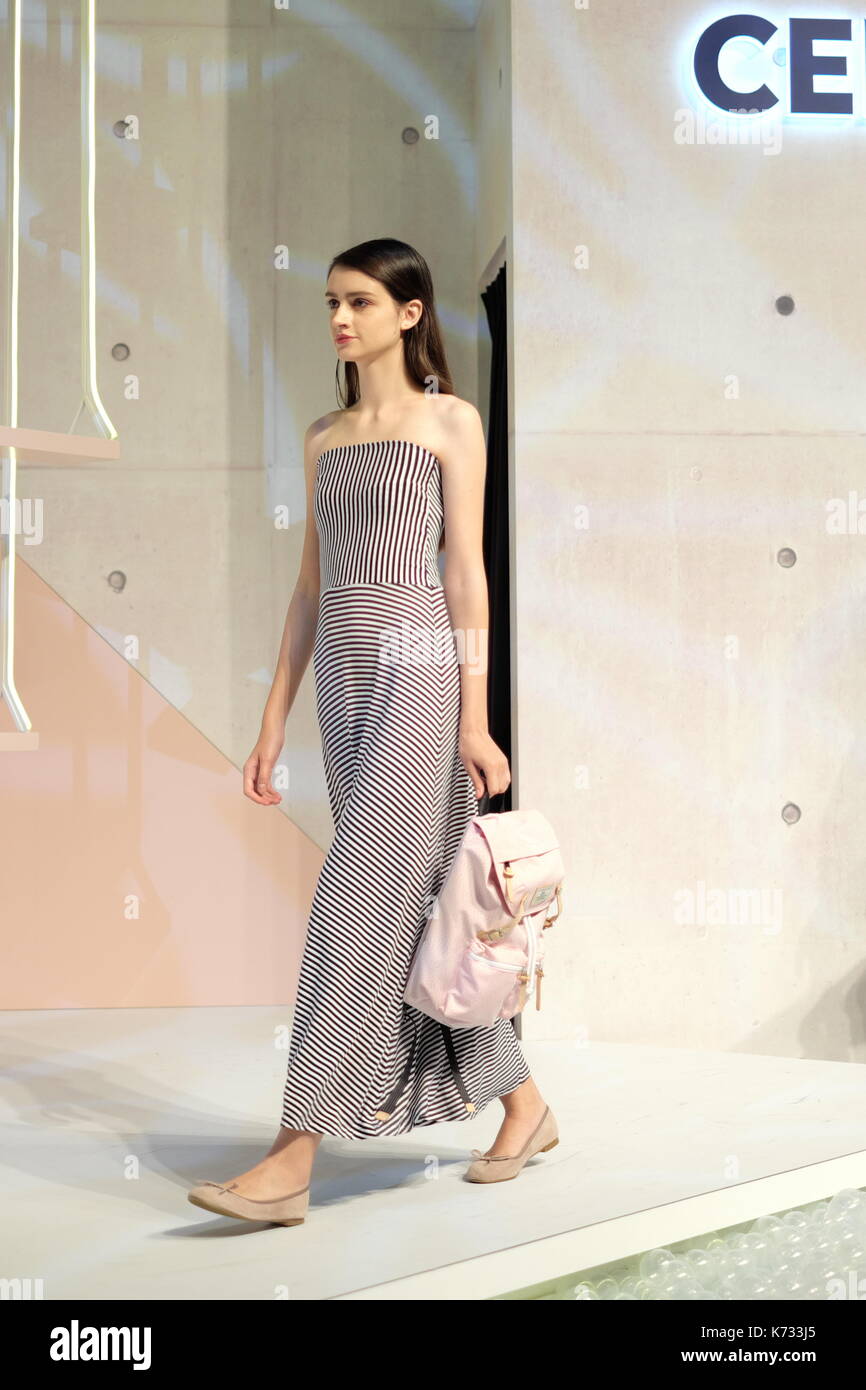 Fashion model on the stage during Centre Stage fashion show as part of ...