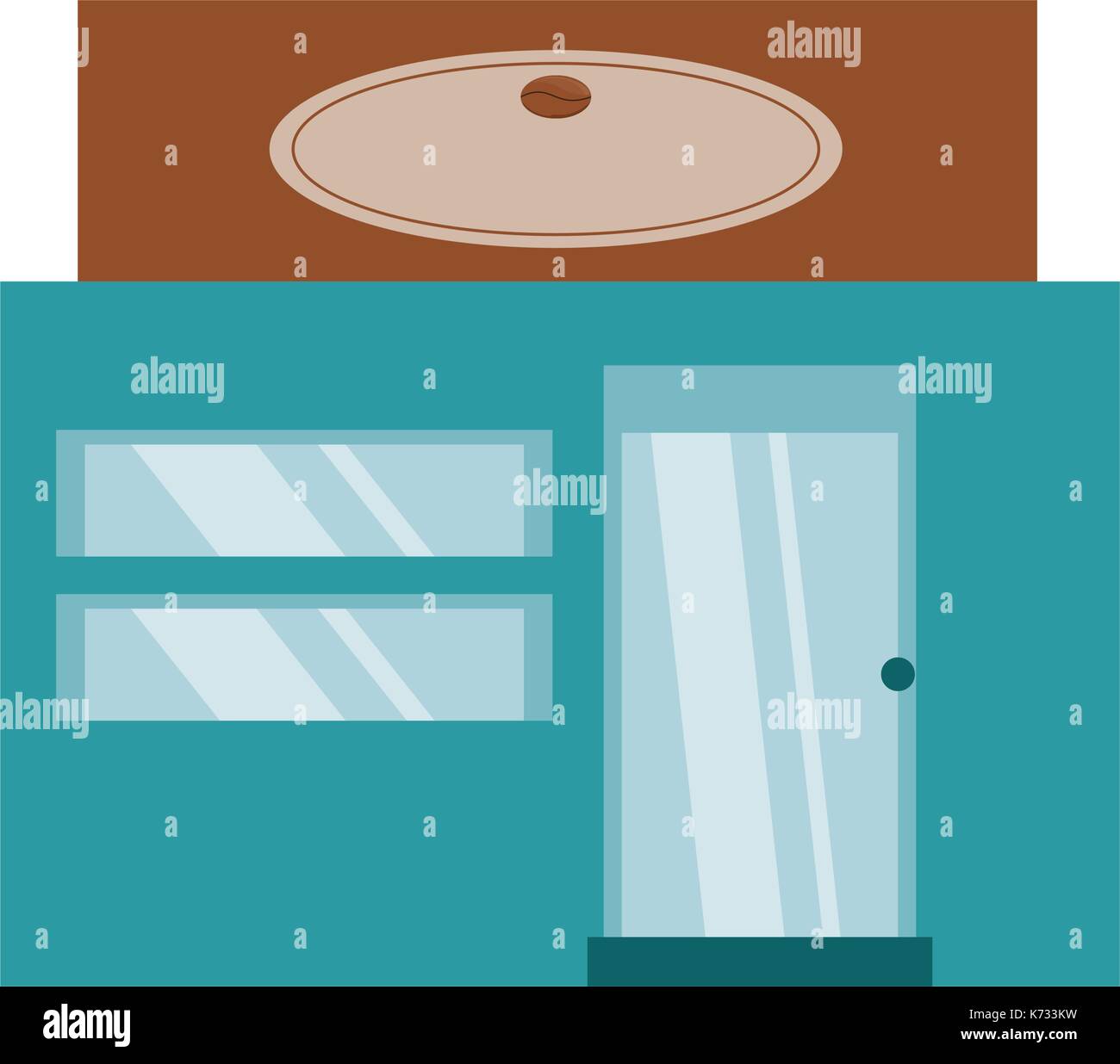 store icon over white background colorful design vector illustration ...