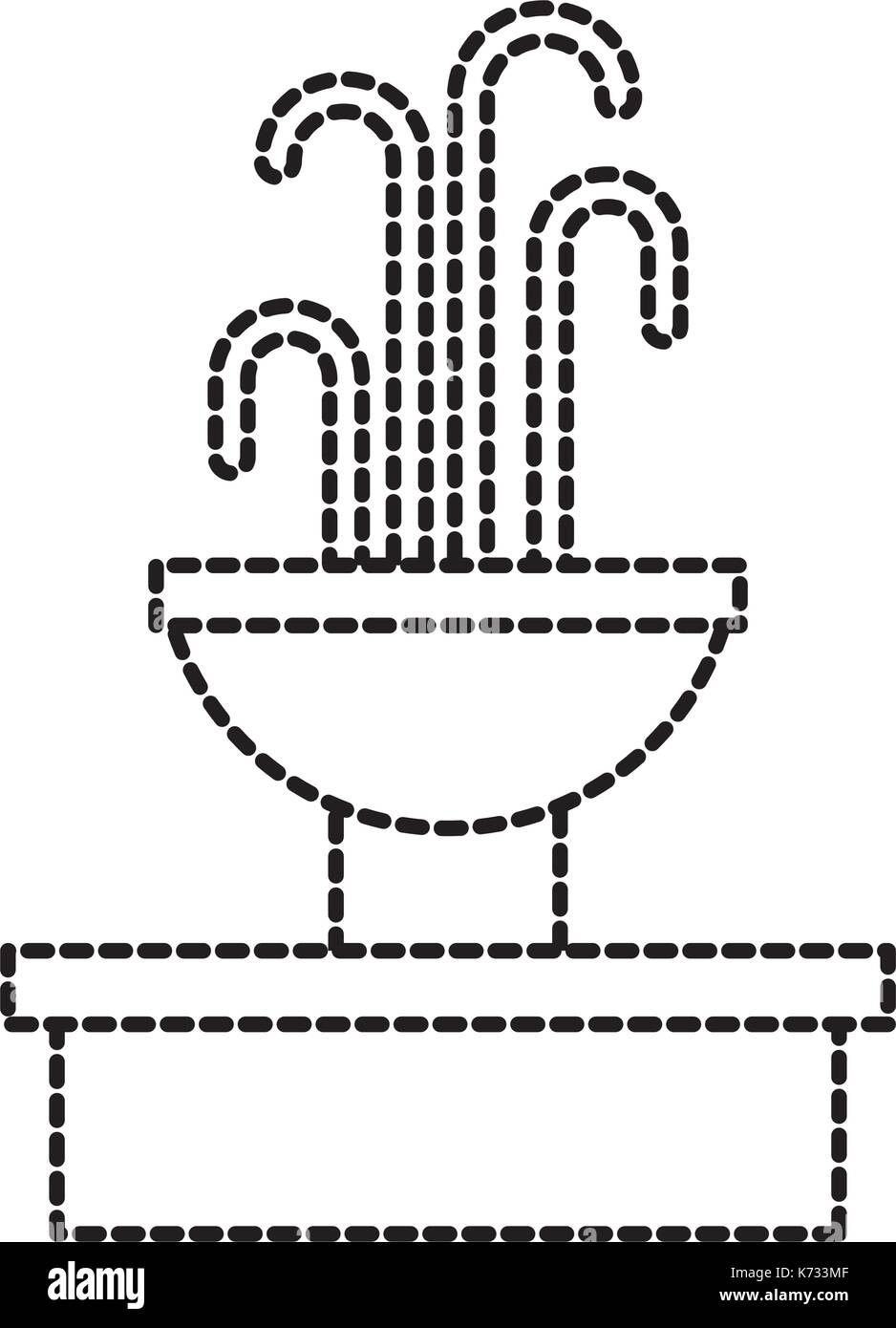 Garden feature architecture Stock Vector Images - Alamy