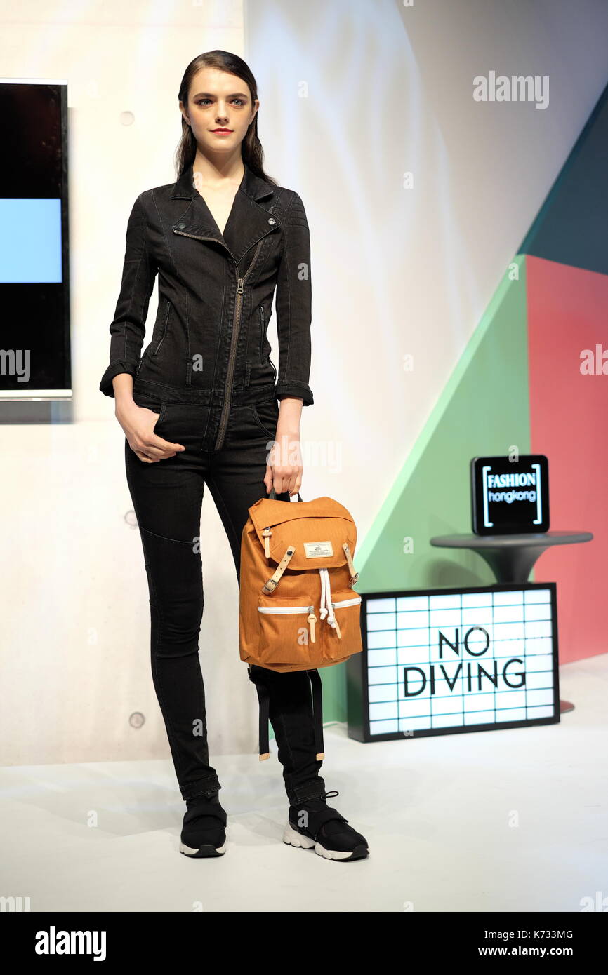 Fashion model on the stage during Centre Stage fashion show as part of ...