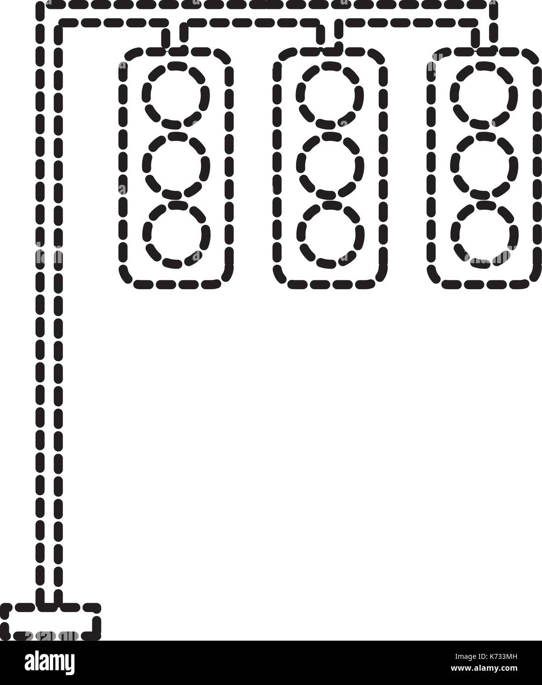 Hanging traffic lights Stock Vector Images - Alamy