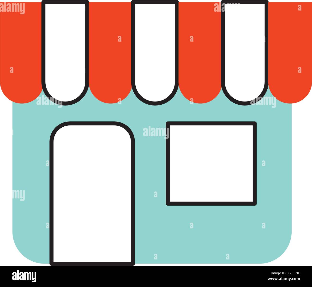 building store market exterior shopping concept Stock Vector Image ...