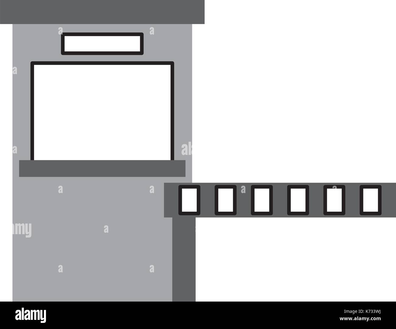 parking payment station access control concept Stock Vector Image & Art ...