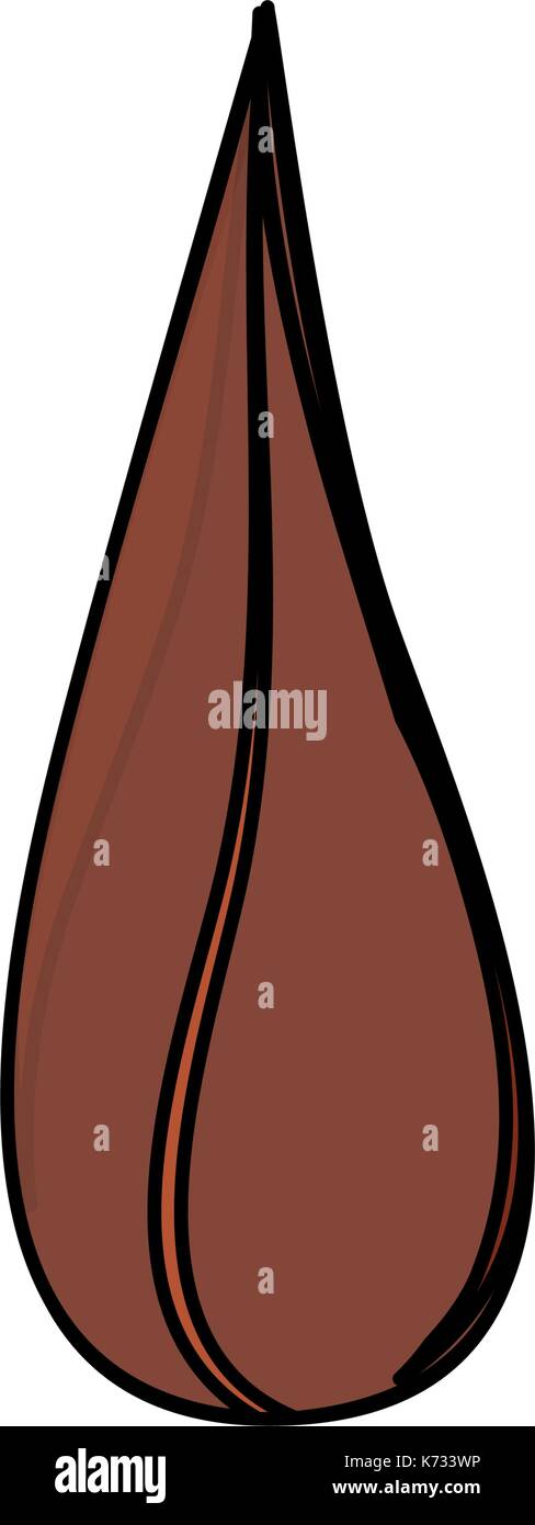 coffee drop icon over white background vector illustration Stock Vector ...