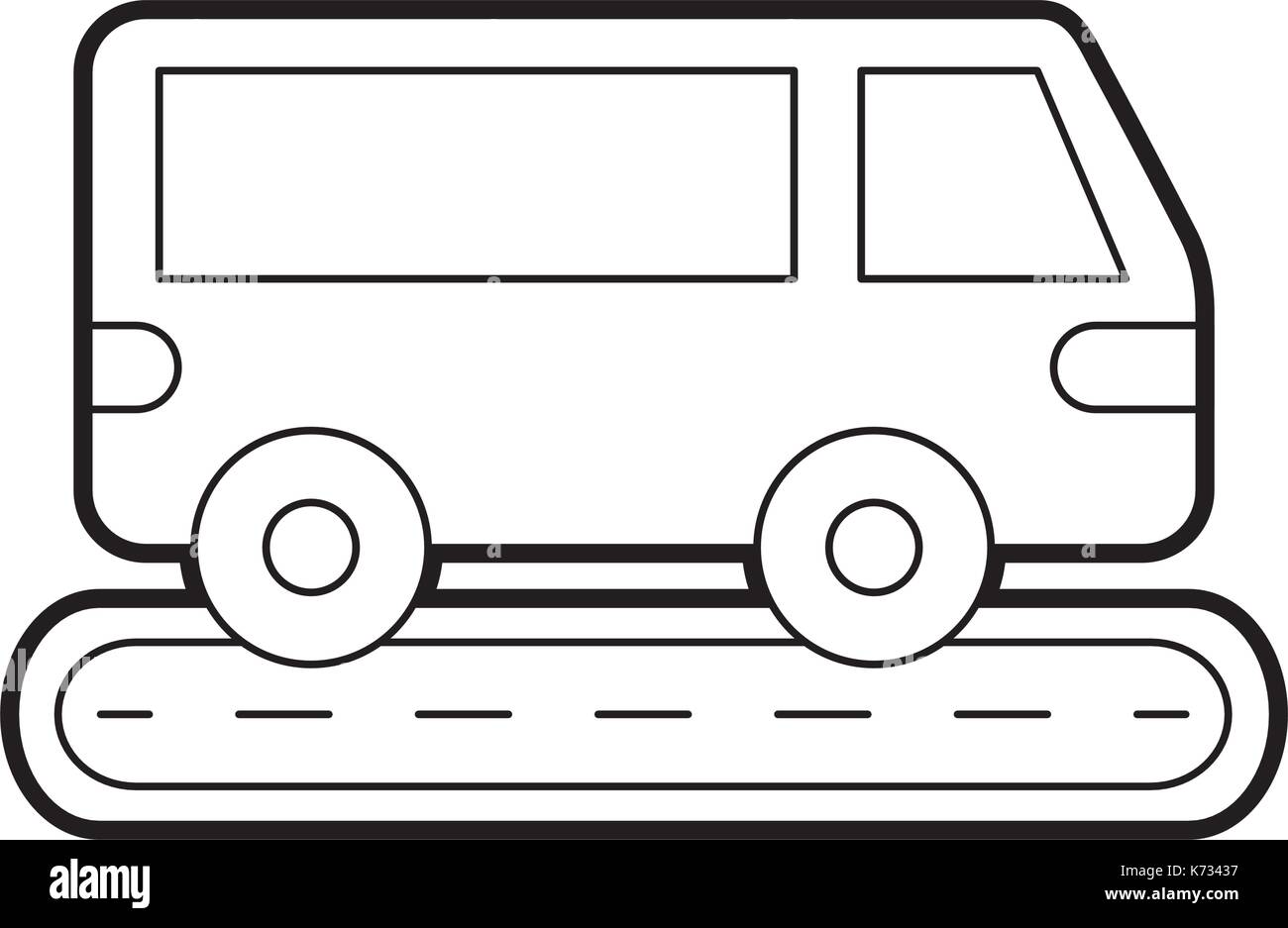 van car street transport vehicle wheel Stock Vector Image & Art - Alamy
