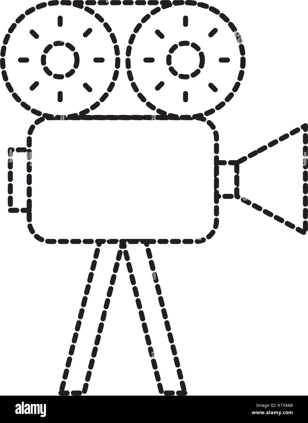 film camera recorder movie reel tape Stock Vector Image & Art - Alamy