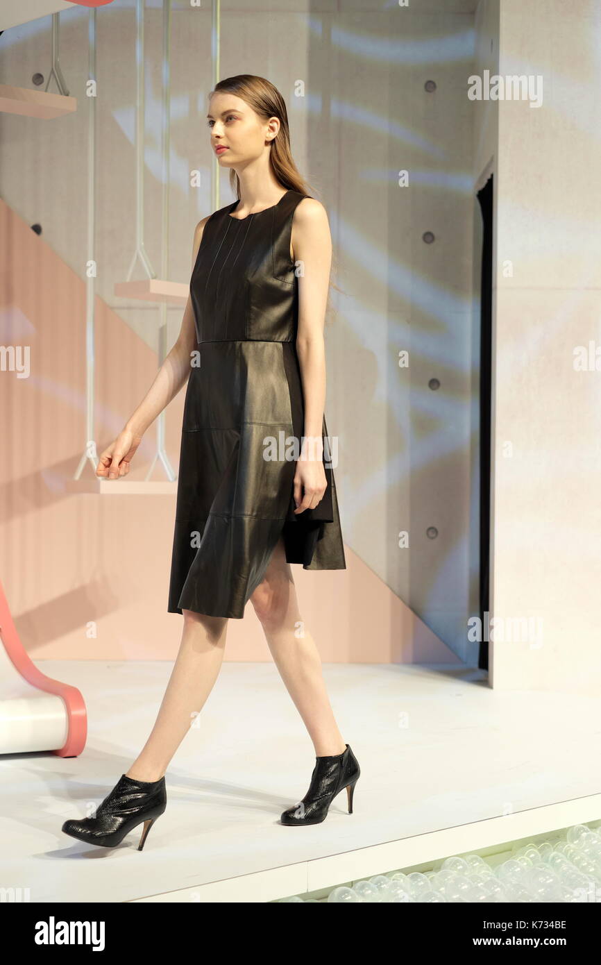 Fashion model on the stage during Centre Stage fashion show as part of ...