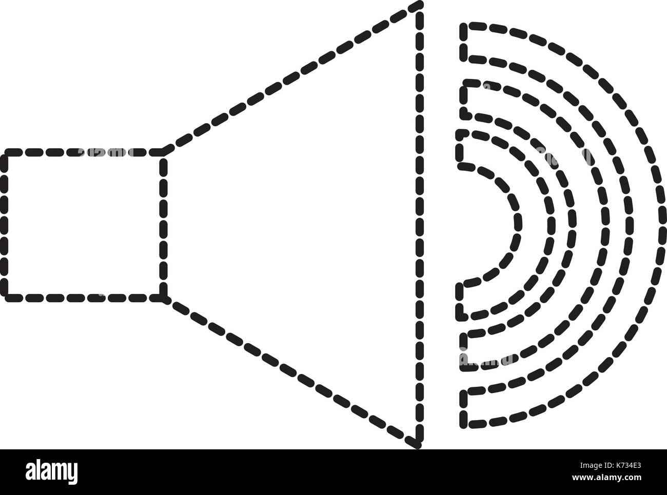 speaker audio sound volume button icon Stock Vector Image & Art - Alamy