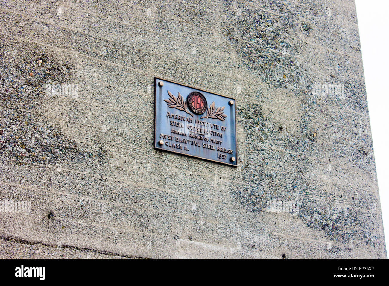 The Golden Gate Bridge, a painted red suspension bridge spanning the ...