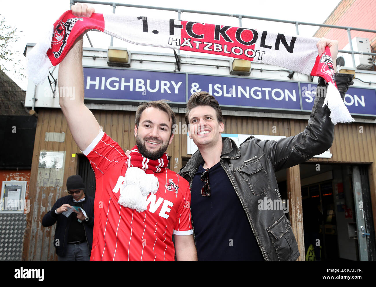 Fc koln fans outside higbury hi-res stock photography and images - Alamy