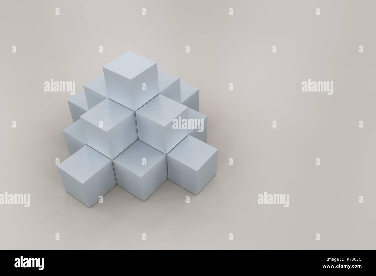 3D rendering of abstract cubes Stock Photo - Alamy