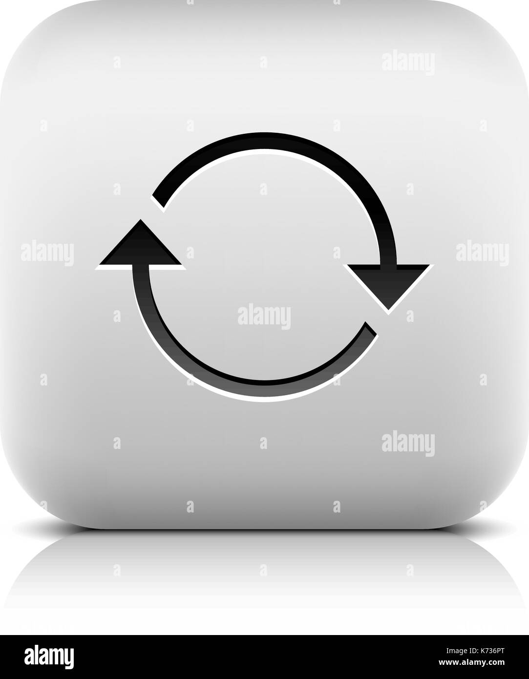 Turning a stone Stock Vector Images - Alamy