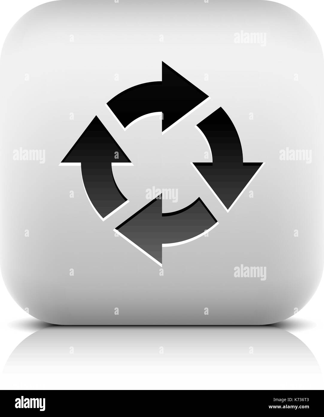 Turning a stone Stock Vector Images - Alamy