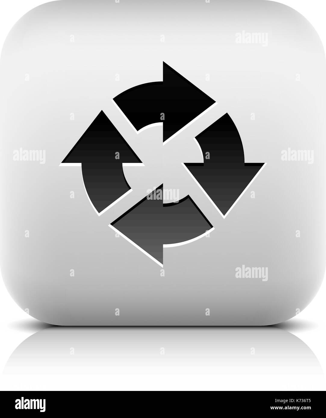 Turning a stone Stock Vector Images - Alamy
