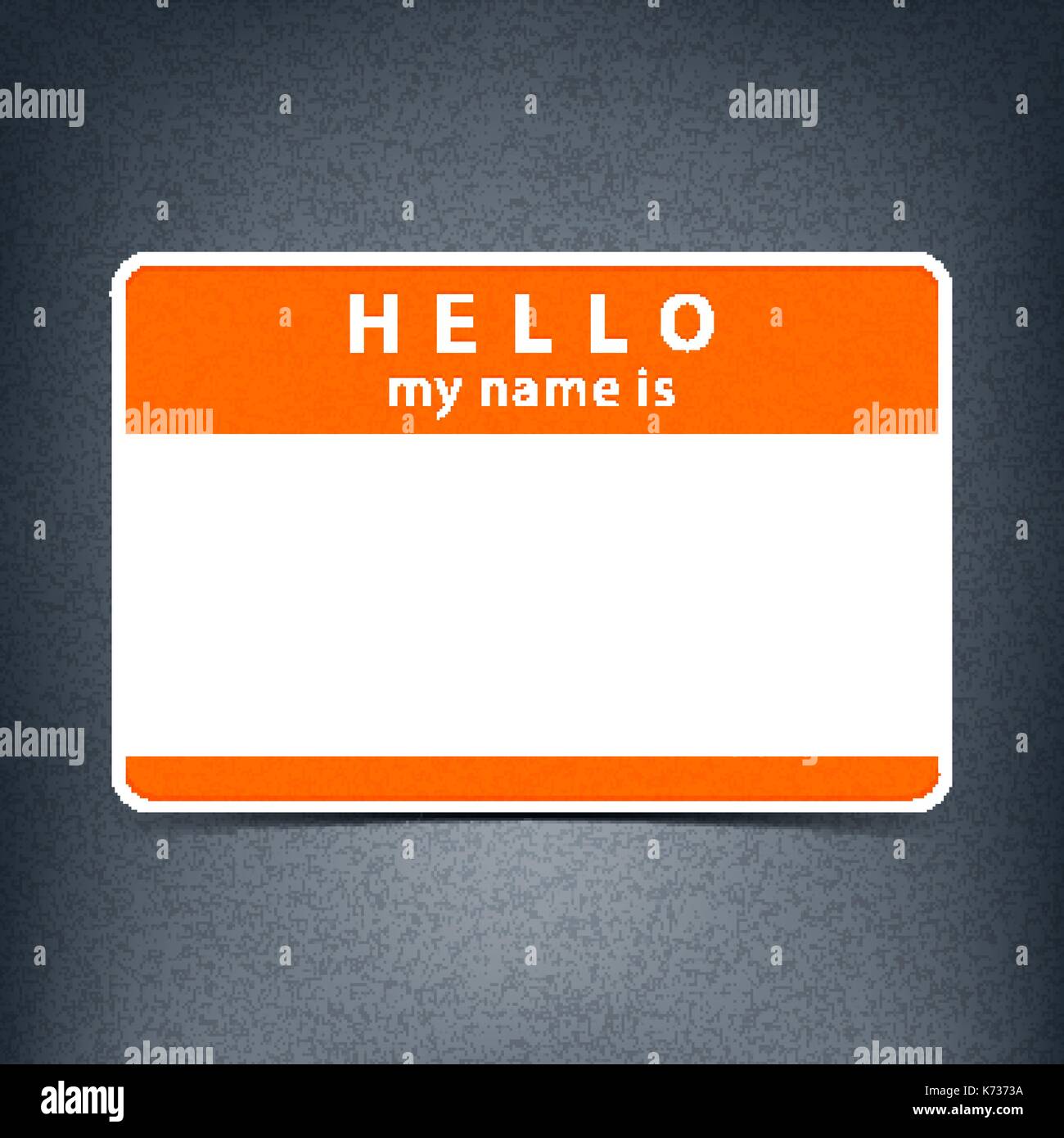 Hello My Name Is Orange