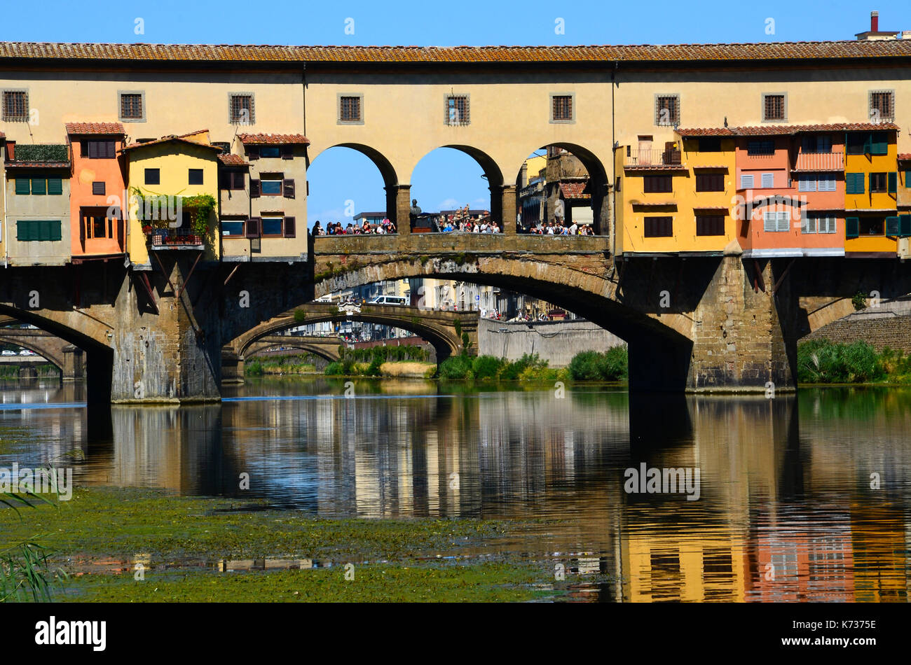 The famous Old Bridge in Florence, Italy Stock Photo - Alamy