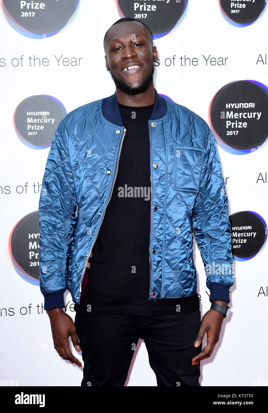 Stormzy attending the 2017 Hyundai Mercury Music Prize ceremony at the ...