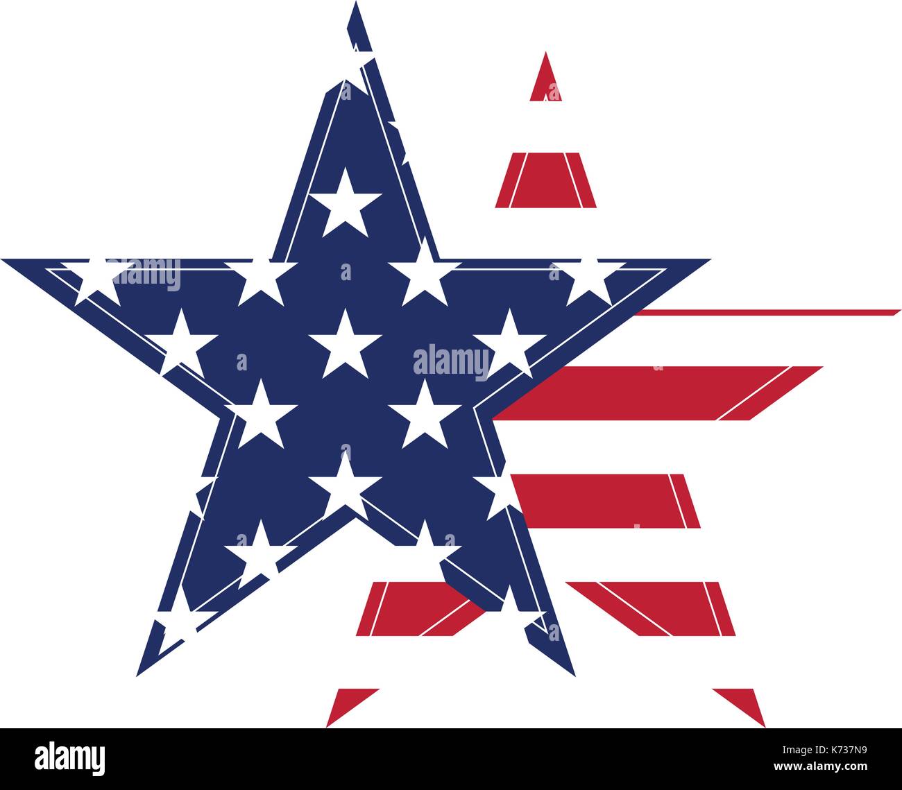 Pair of american stars Stock Vector Image & Art - Alamy