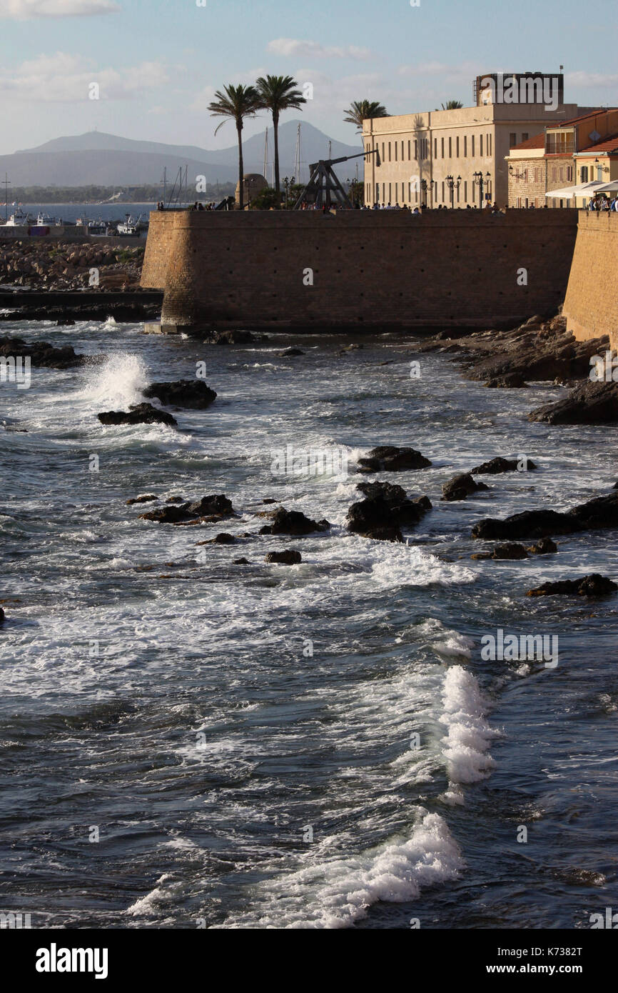 The Old City of Alghero, Sardinia, Italy Stock Photo - Alamy