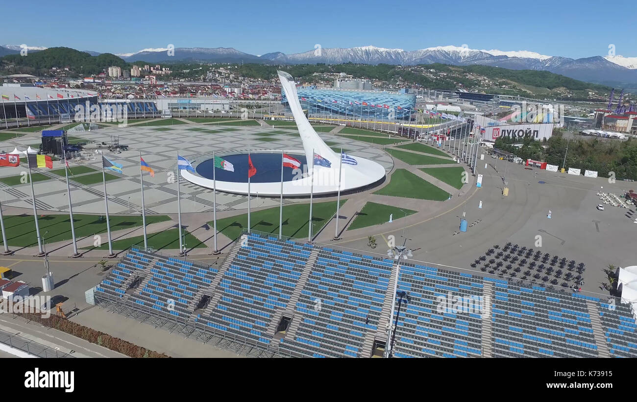 Fisht olympic stadium, sochi aerial hi-res stock photography and images ...
