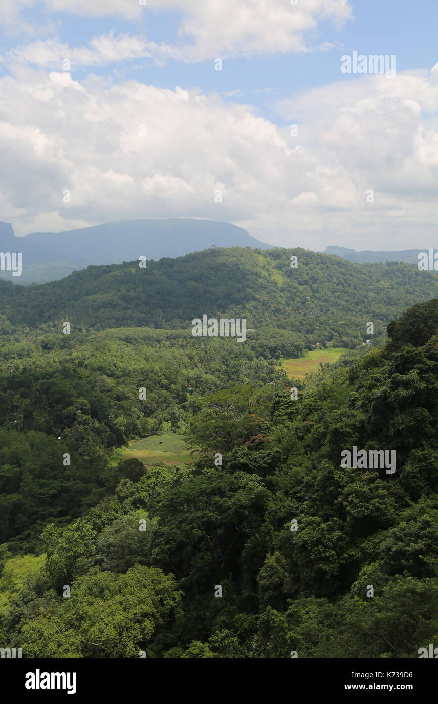 Bible Rock, near Kandy in the Sri Lanka Central Province aka Sri Lanka ...