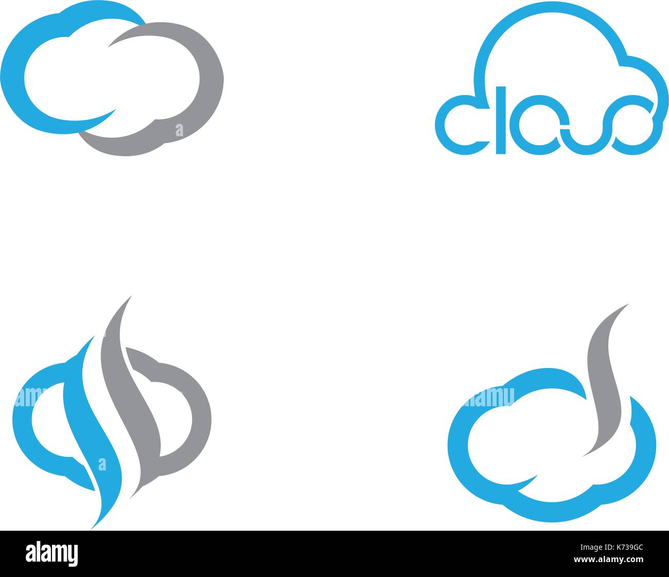 Cloud logo template vector illustration design Stock Vector Image & Art ...