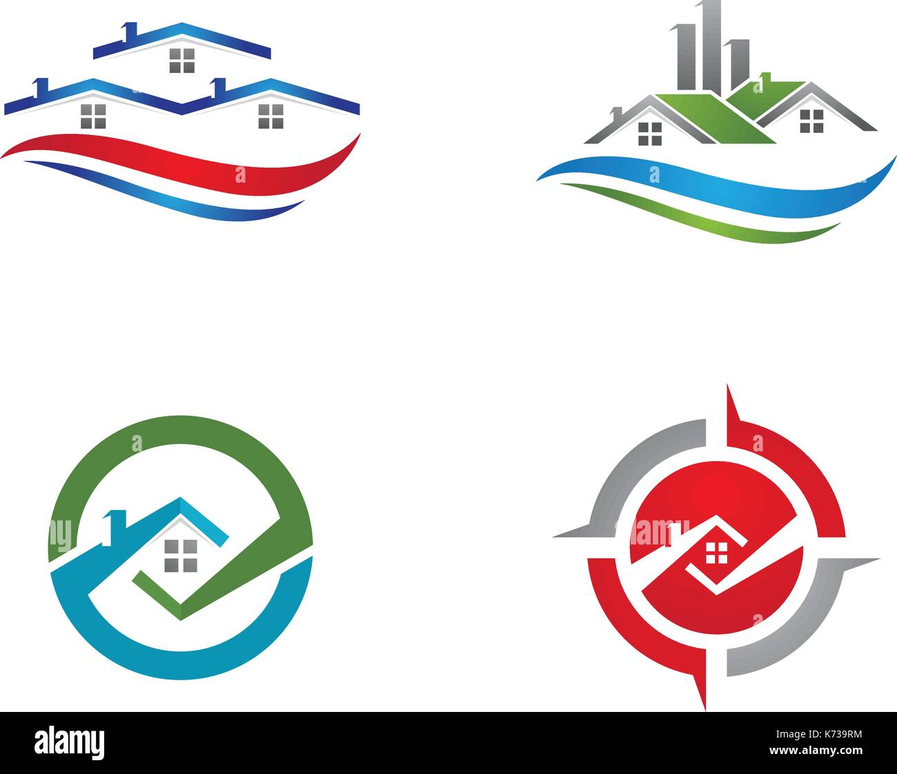 Real Estate , Property and Construction Logo design Stock Vector Image ...