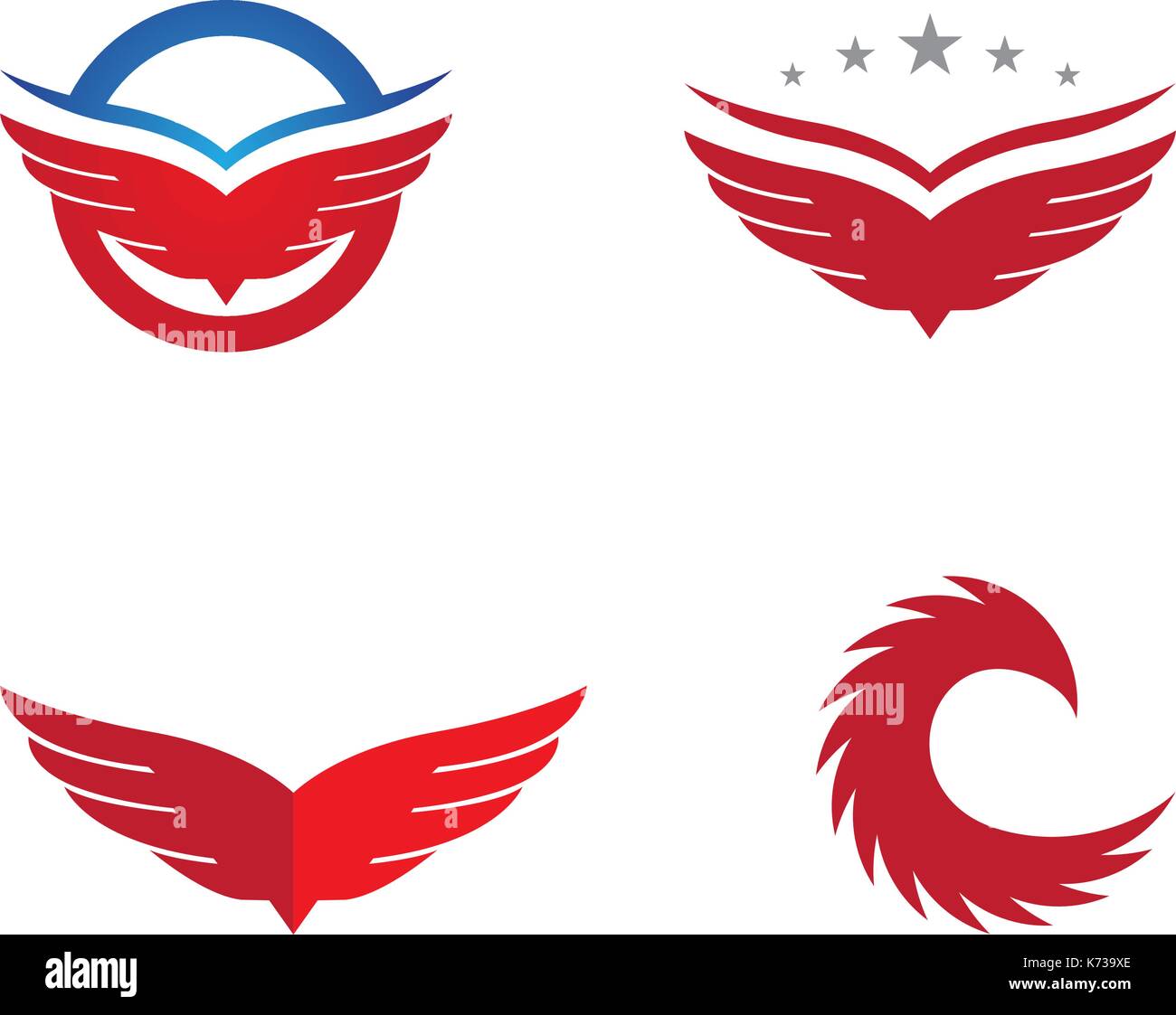 falcon eagle icon Template design illustration Stock Vector Image & Art ...