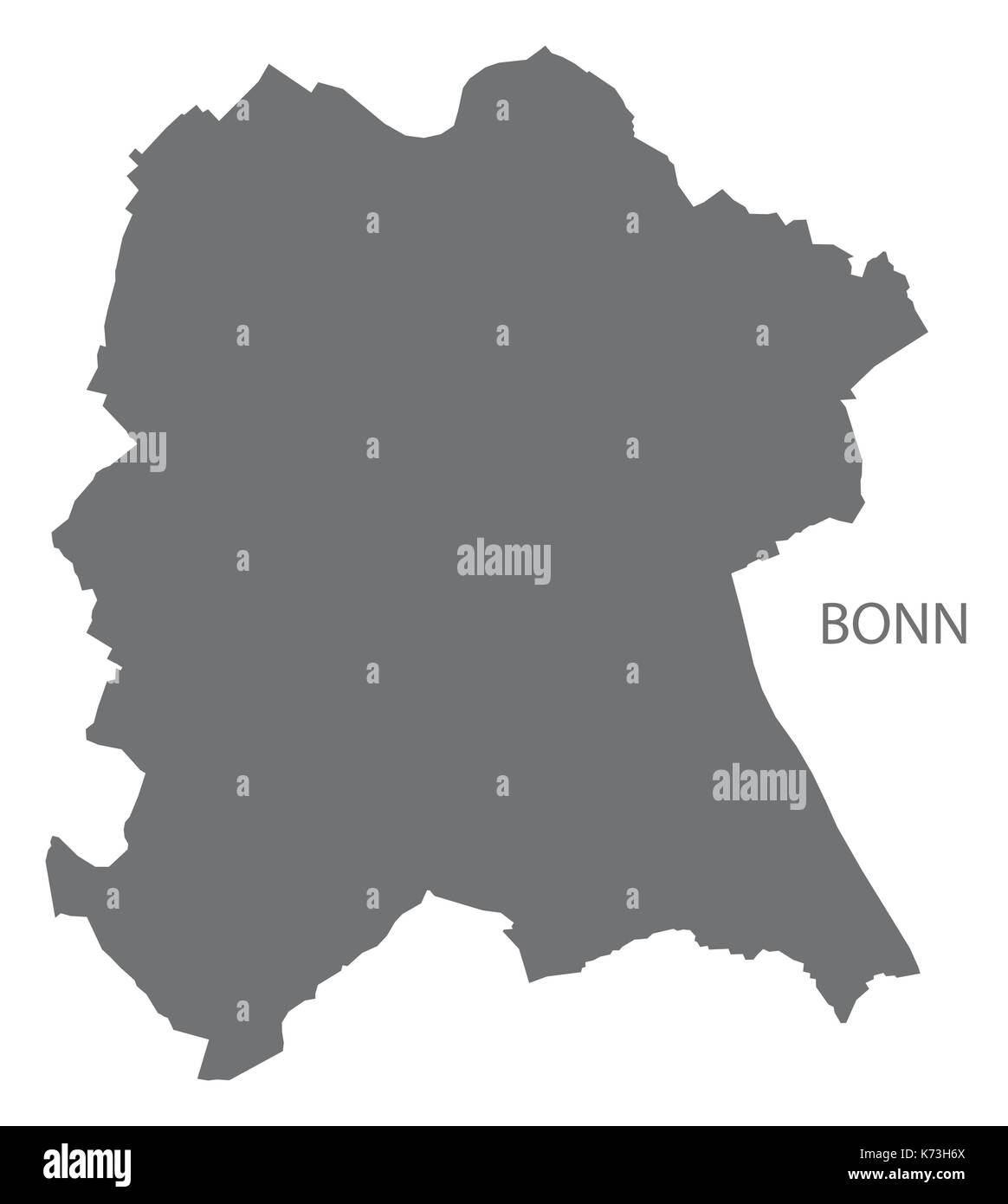 Map of bonn Stock Vector Images - Alamy