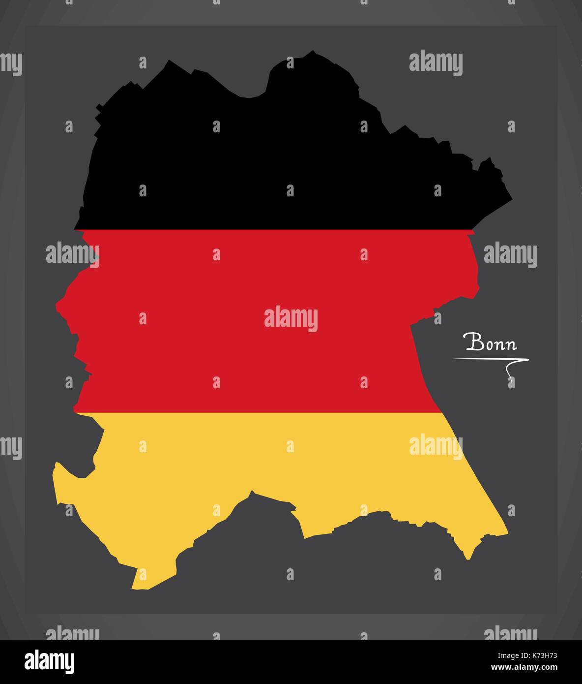 Bonn flag Stock Vector Images - Alamy