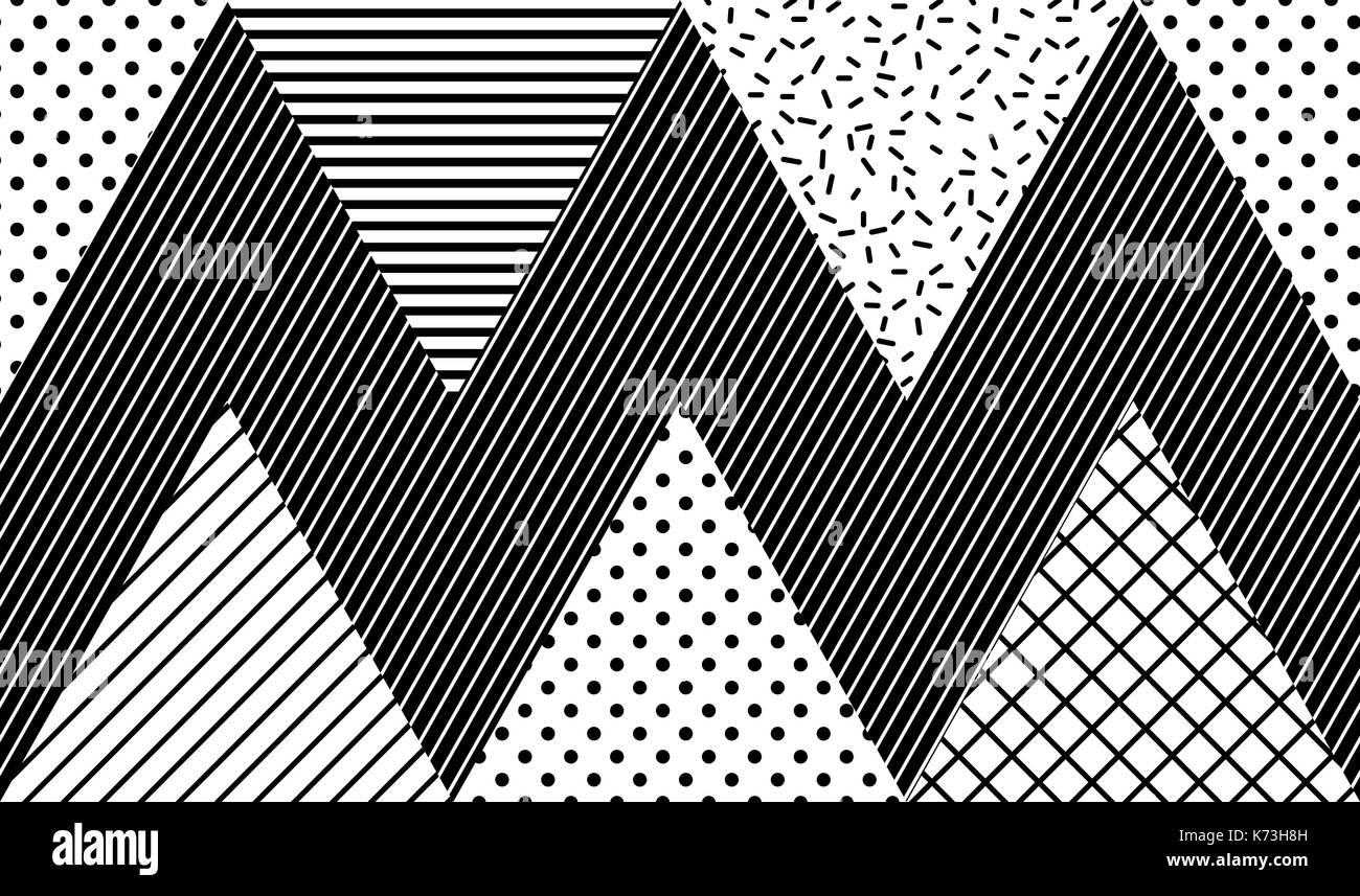 Vector Seamless Pattern. Abstract Geometric Stock Vector Image & Art ...