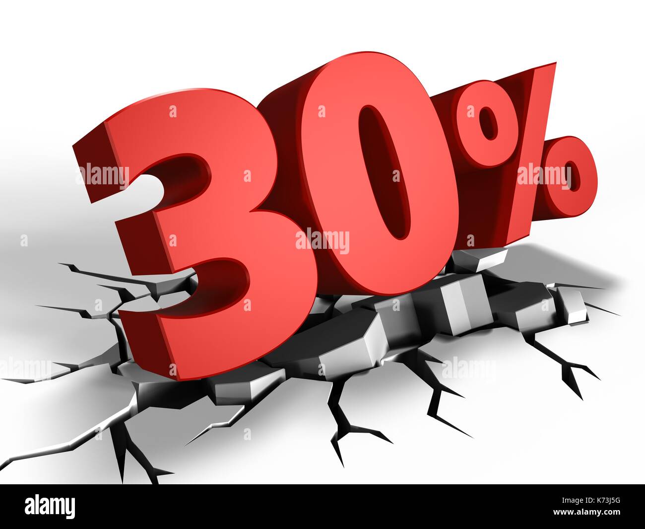 30 sign crash hi-res stock photography and images - Alamy