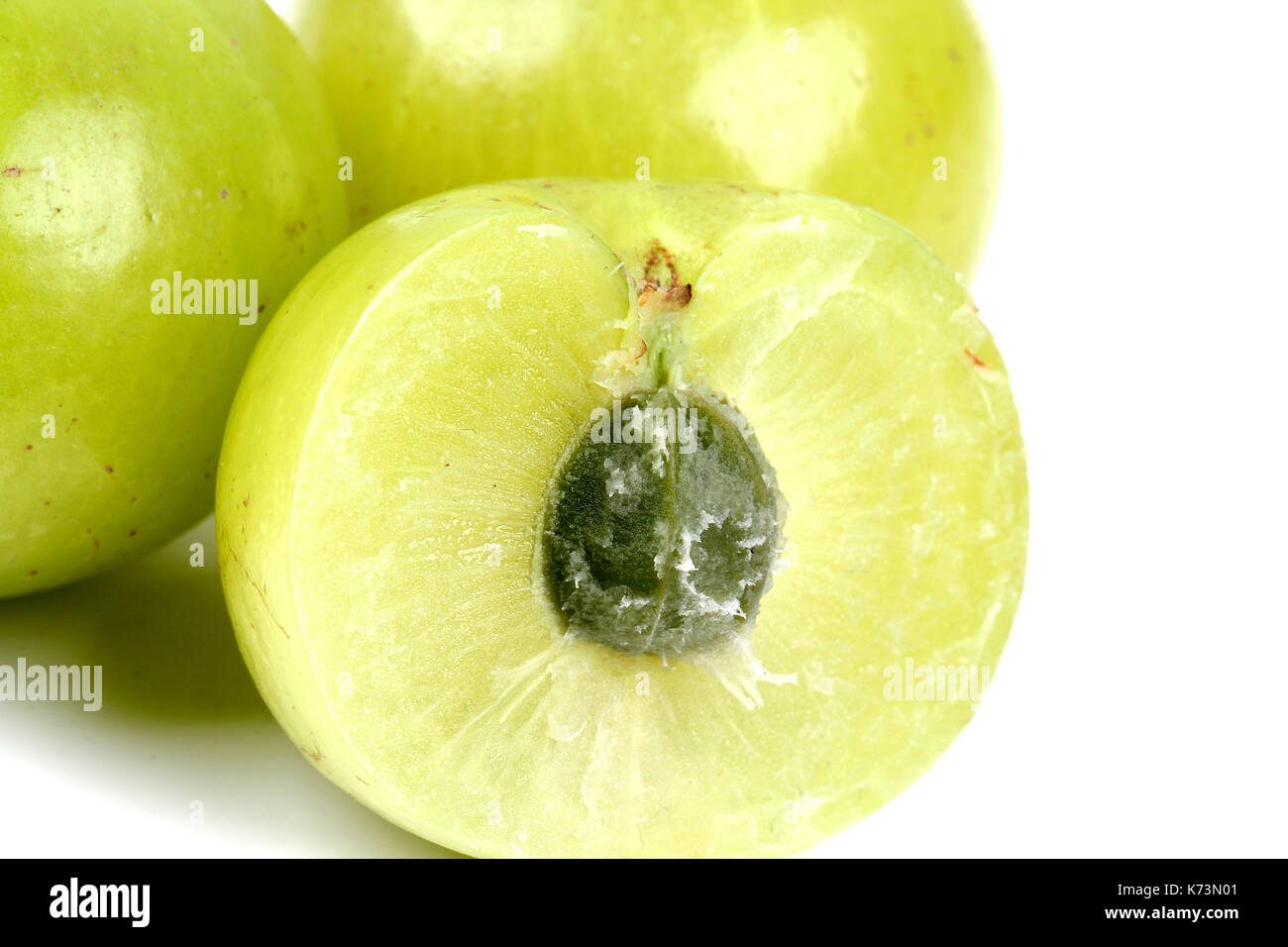 amla in white Stock Photo - Alamy